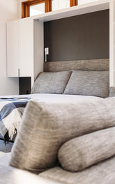 LGM Rotating Queen Wall Bed with Desk | Resource Furniture